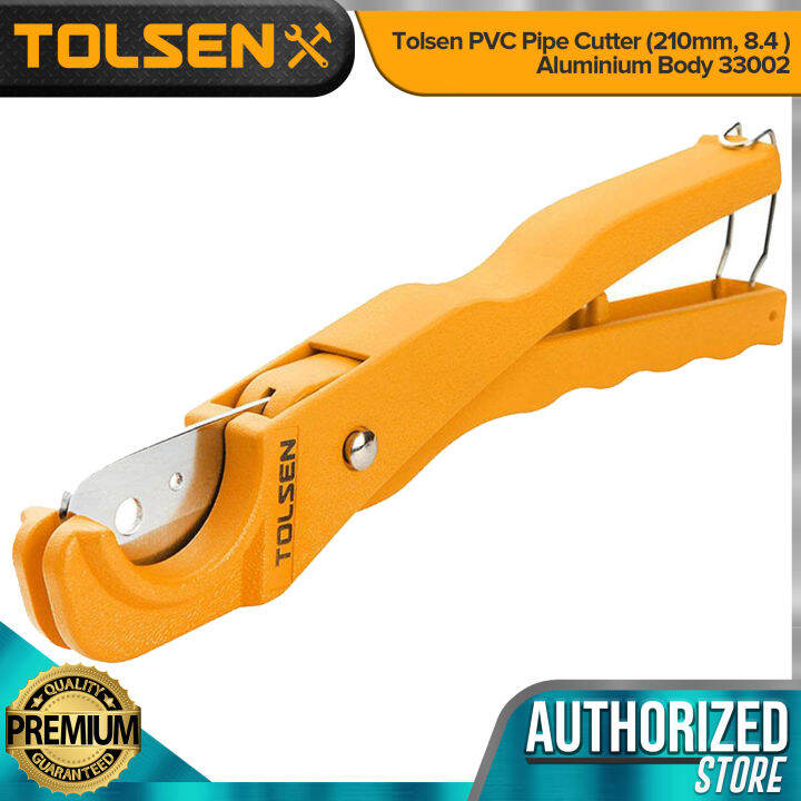 Tolsen PVC Pipe Cutter (210mm, 8.4 ) Aluminium Body 33002 | Lazada PH