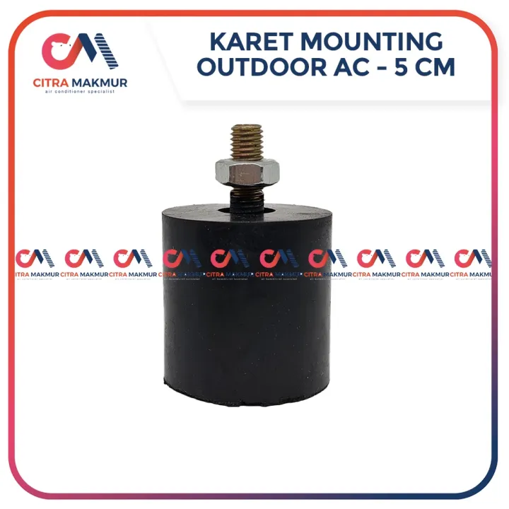 Karet Dudukan AC Split OutDoor 50 mm x 10 mm x 50 mm / Engine Mounting ...