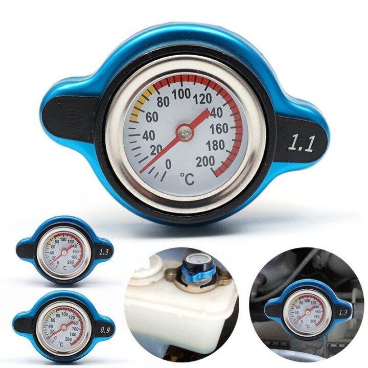 Car Motorcycles Thermost Radiator Cap Cover Head Water Temperature ...