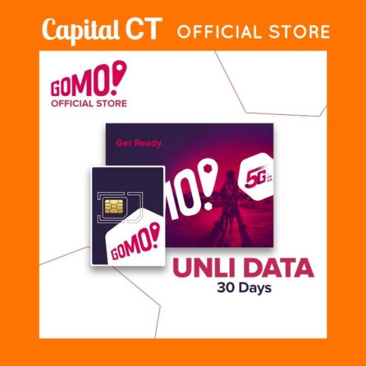 COD GOMO SIM 30 DAYS UNLIMITED INTERNET | Lazada PH