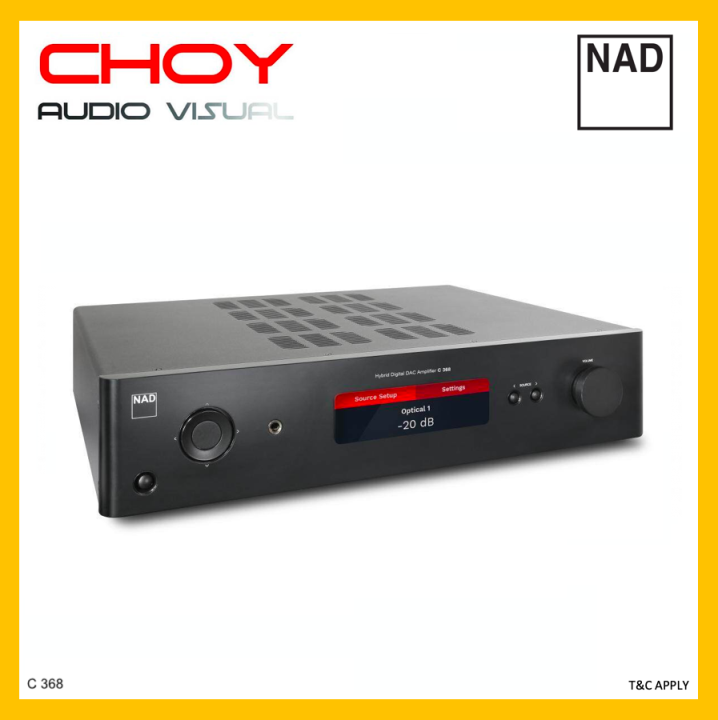 NAD C 368 Hybrid Digital DAC Amplifier | Lazada