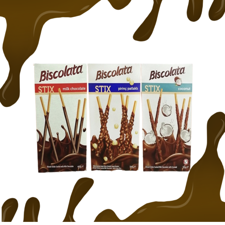 Biscolata Stix [Coconut/Mood/Pirinc Patlaki] 36g | Lazada