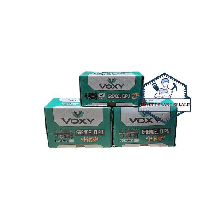 1 KOTAK - Grendel KUPU VOXY 11/4" 11/2'' 2'' In Inch Hitam atau Putih - Gerendel Kupu Kecil ...