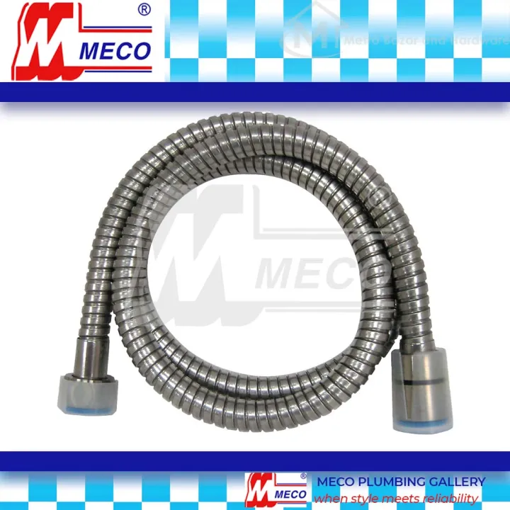Meco Stainless Steel Shower Hose 1.5 Meter #600-SST | Lazada PH