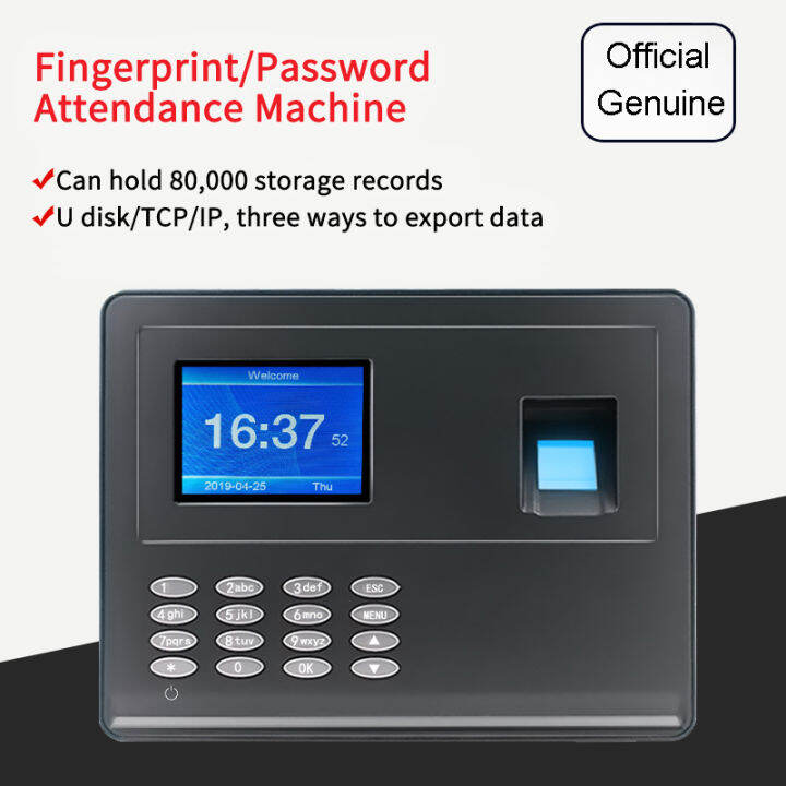 F02 Fingerprint Password Biometric Fingerprint Time Attendance Machine ...
