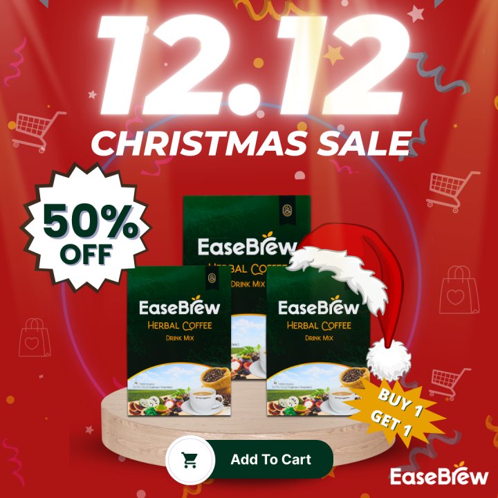 EASEBREW HERBAL COFFEE10 Sachets x 18grams - B2T1 3 BOXES | Lazada PH