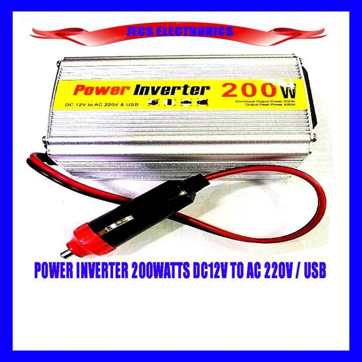 ♠POWER INVERTER 200 WATTS | Lazada PH