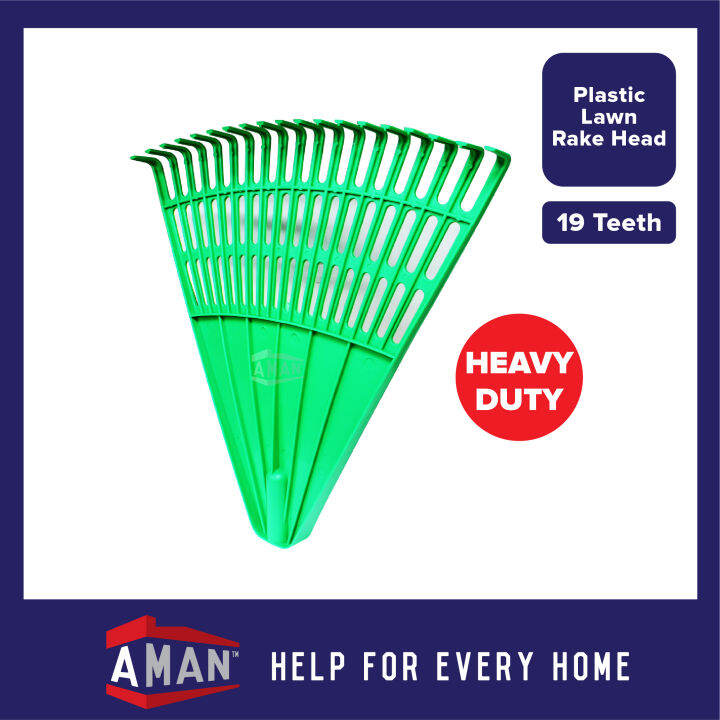 Heavy Duty Plastic Rake Head Plastic Crawler Oil Palm Garden Lawn Rake ...