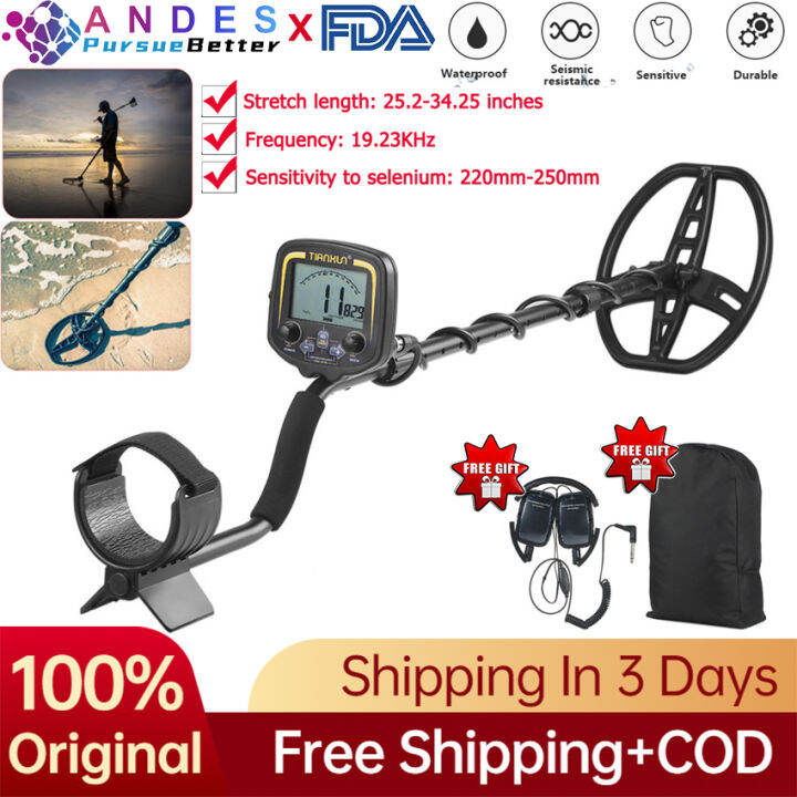 【100 Original】Professional Underground Metal Detector With LCD Display ...