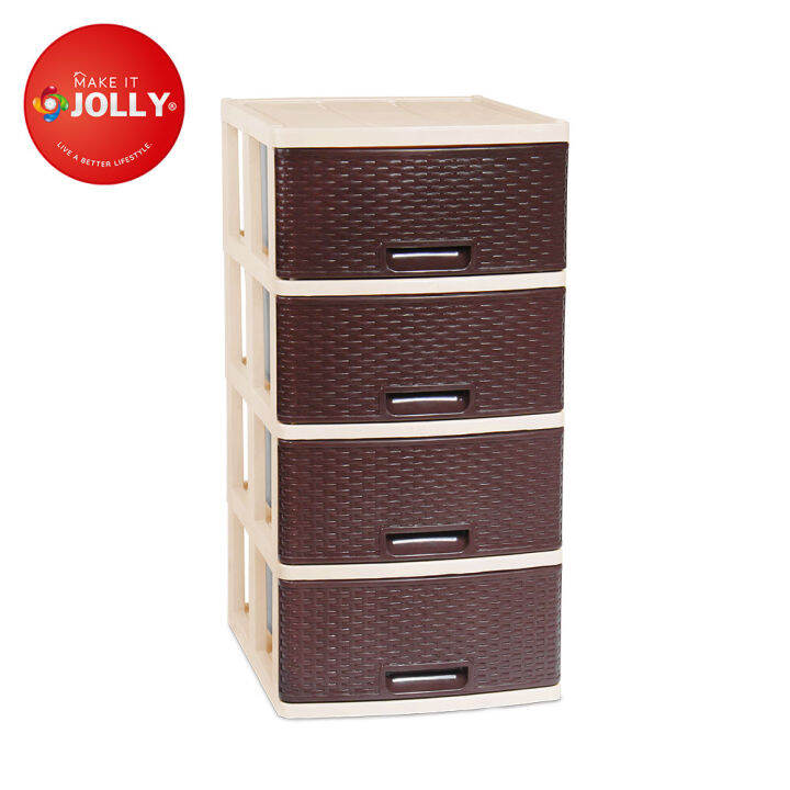 Jolly Plastic Spring Drawer 4 Layer | Lazada PH
