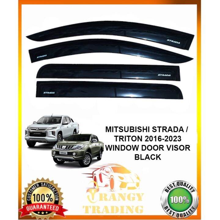 【READY STOCK】 Mitsubishi Strada Triton 2016 to 2023 Window door visor ...