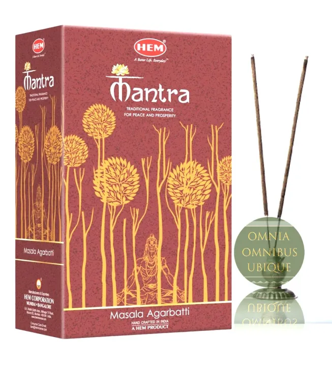 ️ HEM Mantra Masala Incense Sticks - Masala Agarbatti Sticks - Pack of ...