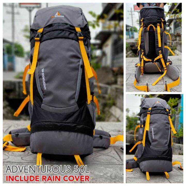 TAS CARRIER 50L - PENDAKI GUNUNG - MOUNTAIN BAG - CAMPING HIKING ...