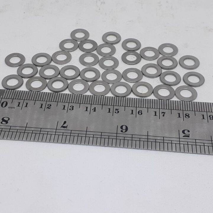 10 BUAH RING PLAT M5 STAINLESS STELL ANTI KARAT SUS 304 SS WASHER PLATE ...