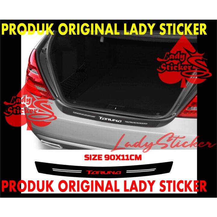 STICKER CARBON 3D BAGASI MOBIL TARUNA STICKER KARBON 3D BUMPER BAGASI ...