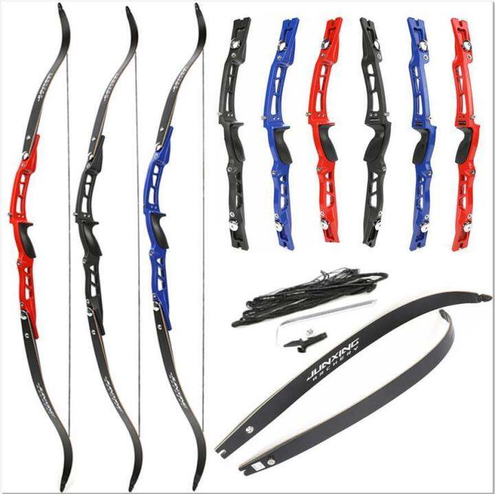 F167 Recurve Bow 66'' 20-40lbs 23" ILF Riser Bamboo Limbs for Outdoor ...