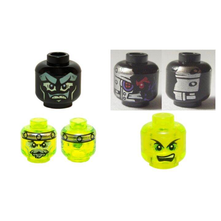 Lego part (ชิ้นส่วนเลโก้) No.3626 Minifigure Head (Ninjago) | Lazada.co.th