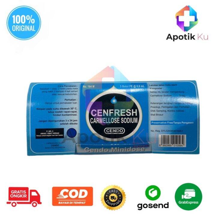 Cendo Cenfresh Minidose Strip 0.6ml Tetes Mata Kering | Lazada Indonesia