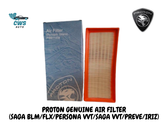ORIGINAL PROTON GENUINE AIR FILTER FOR PROTON SAGA BLM / FLX / FL ...