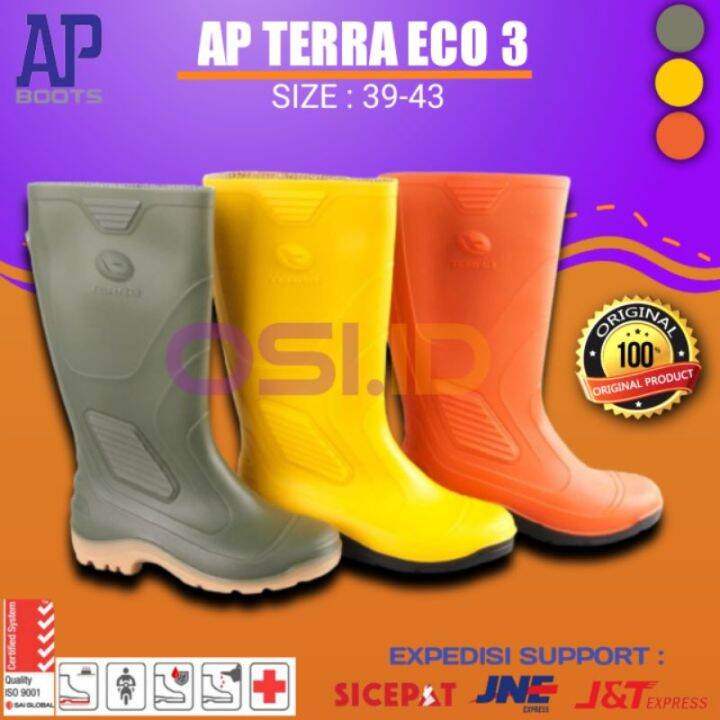 OSI.ID Sepatu Boot Tinggi AP Boots AP Terra Eco 3 Hijau Kuning Orange ...