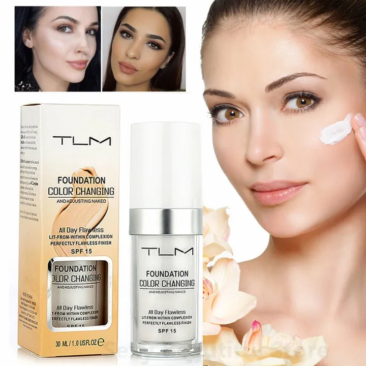 BimbiAmor Foundation for makeup Color Changing 30ML Lightweight ...