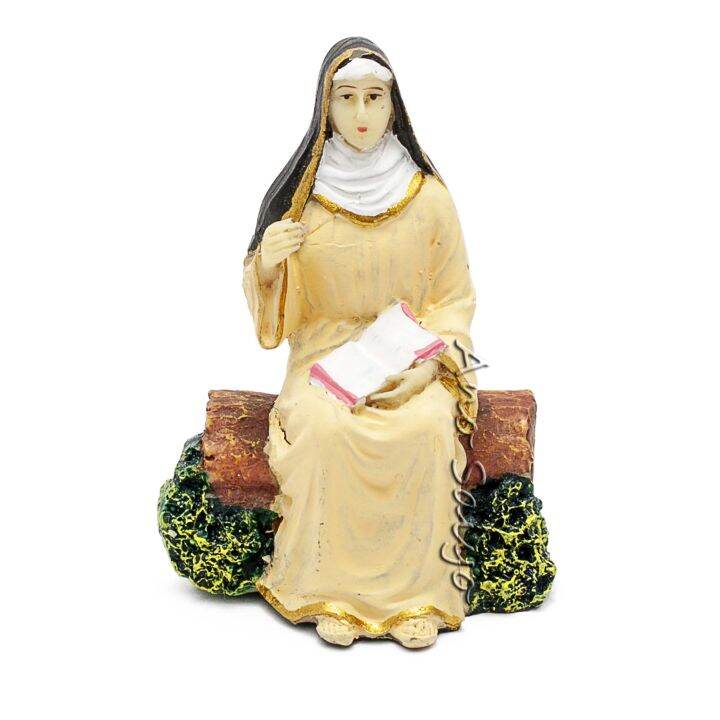 AnoSaiyo Saint Monica Statue Religious Altar Figurine of the Mother of ...