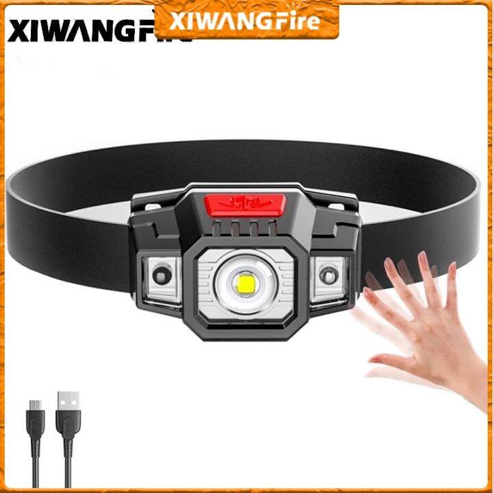 LED Glare Headlight Mini Rechargeable Long-beam Headlamp Outdoor ...