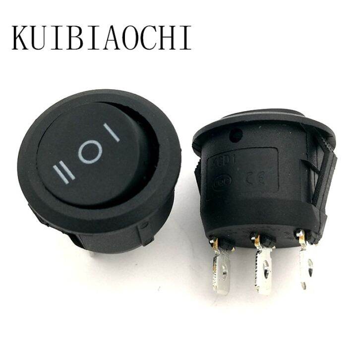 10pcs/lot Boat Rocker Switch 6A 250V AC / 10A 125V AC ON/OFF Snap in ...