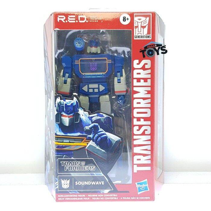 Soundwave Transformers R.E.D. Series G1 RED Robot Enhanced Design ...