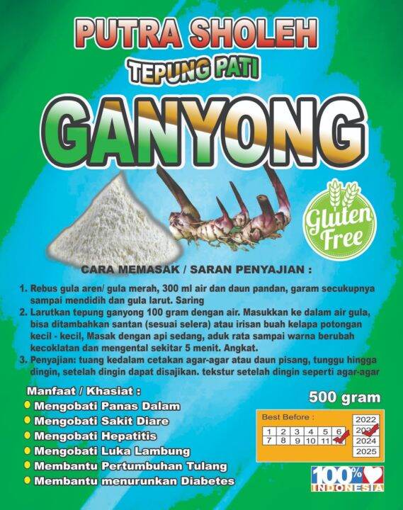 Tepung Pati Ganyong Putra Sholeh Tepung Ganyong 500 gr | Lazada Indonesia