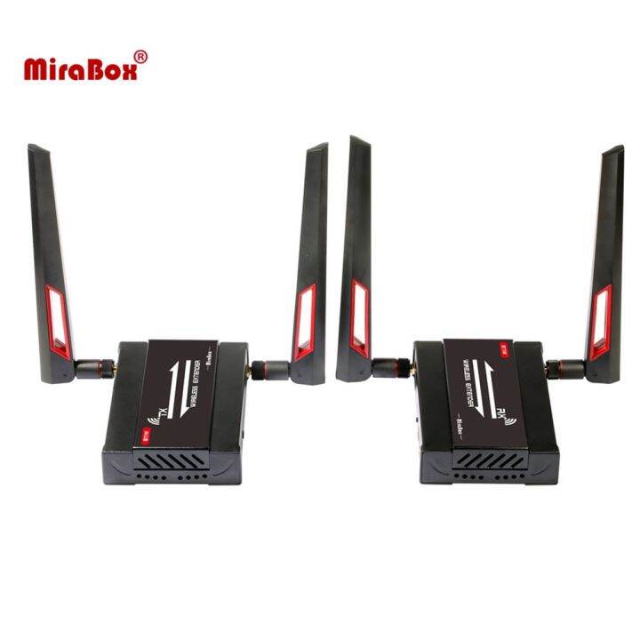 MiraBox 1080P Wireless HDMI Extender 200m Wireless HDMI Transmitter ...