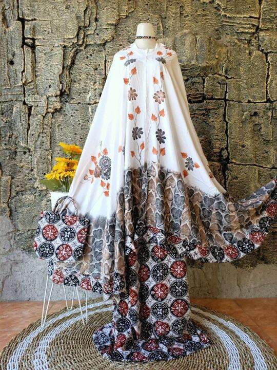 Mukena Dewasa Standar Besar - Mukena Rayon Samitex - Mukena Putih ...