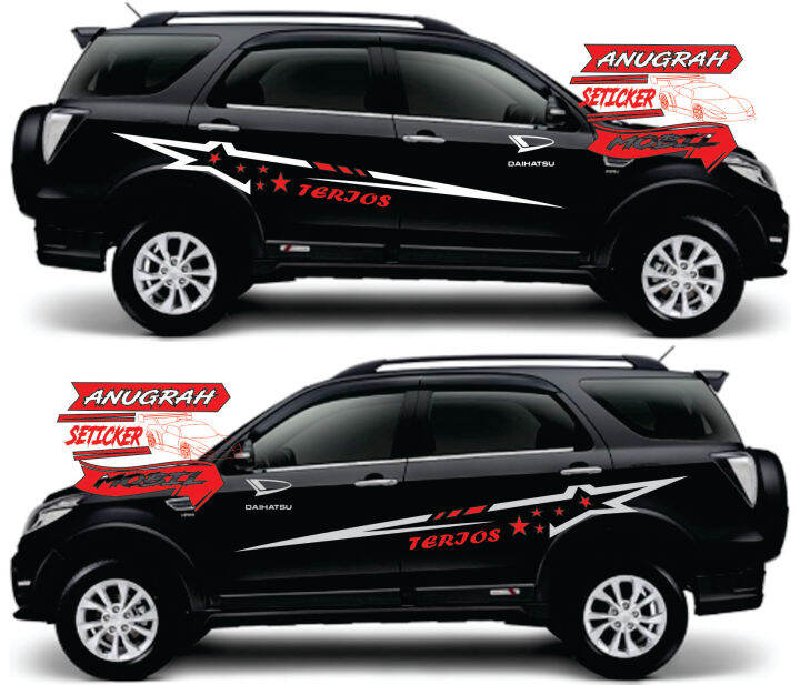Stiker sticker mobil daihatsu terios stiker cutting list mobil terios ...