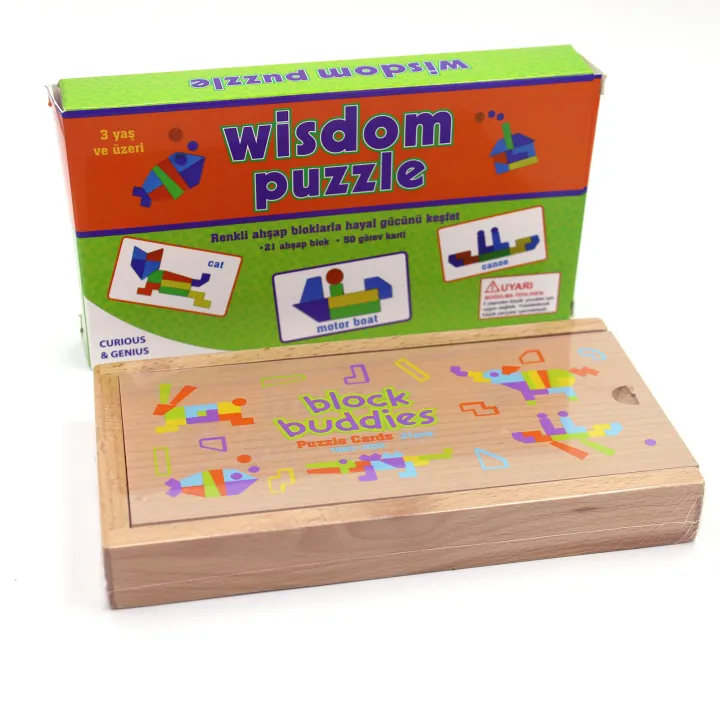 Wisdom play Kids Puzzles Toys for 2-10 Ages Wooden Educational Puzzle ...