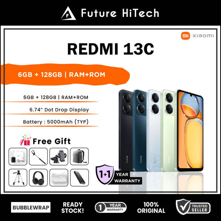 REDMI 13C [6+6GB RAM 128GB ROM] - Original Xiaomi Malaysia | Lazada