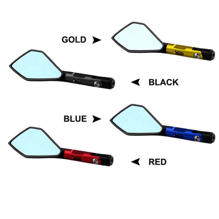 Motorcycle Adjustable Rear View Mirror Side Mirrors Universal ...