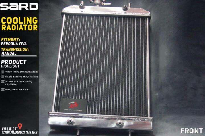 SARD Aluminum Sport Racing Radiator Heavy Duty Extreme Cooling For ...