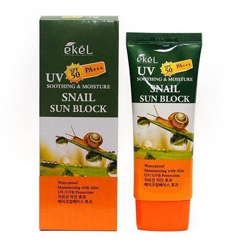 Korea Ekel Sunblock | Whitening, Collagen, Aloe Vera, Snail, SPF 50 PA ...