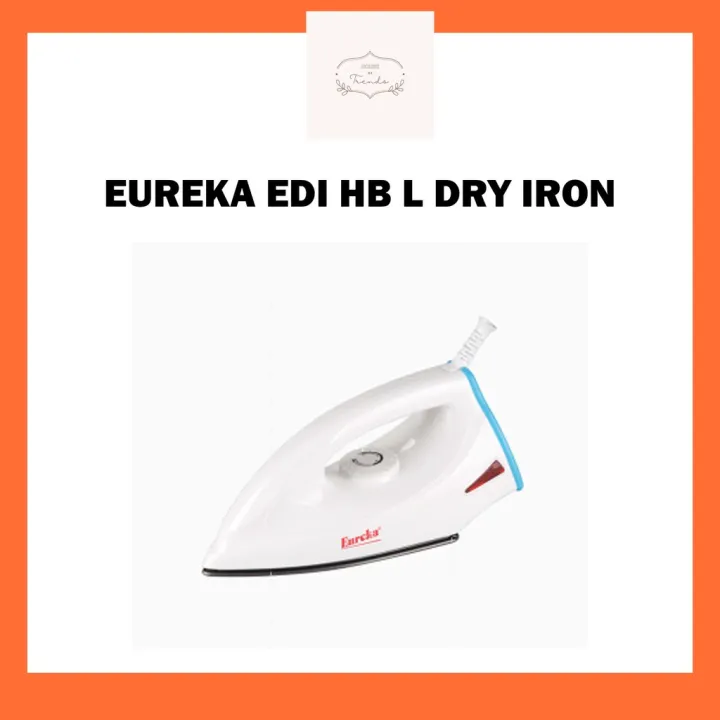 EUREKA EDI HB L DRY IRON FLAT IRON PLANTSA JCE⚘ | Lazada PH
