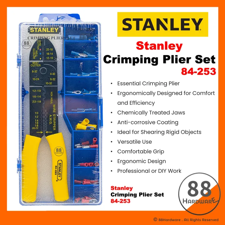 Stanley 84-253 Crimping Set / stanley tools / crimping tool / crimping ...