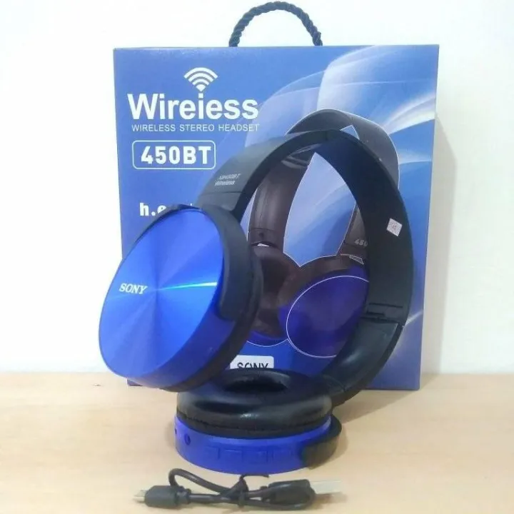 Stereo Headphone Bluetooth Sony 450BT Extra Bass | Lazada Indonesia