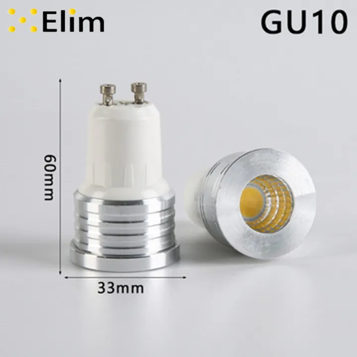 LED GU10 COB Mini MR11 3w 35mm Dimmable 2700k Warm White Daylight Cold ...