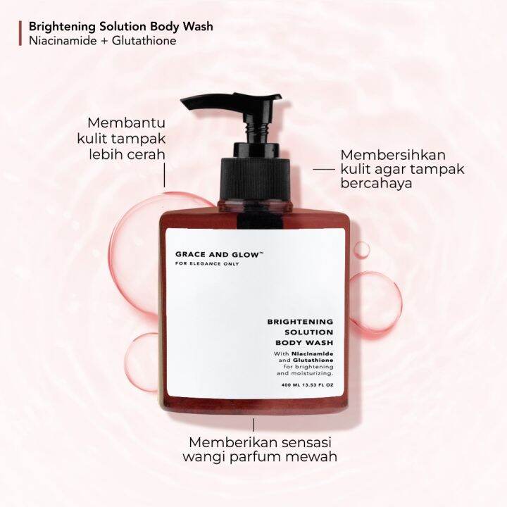 Grace and Glow Brightening Body Wash | Shower Gel | - Sabun Mandi Cair ...