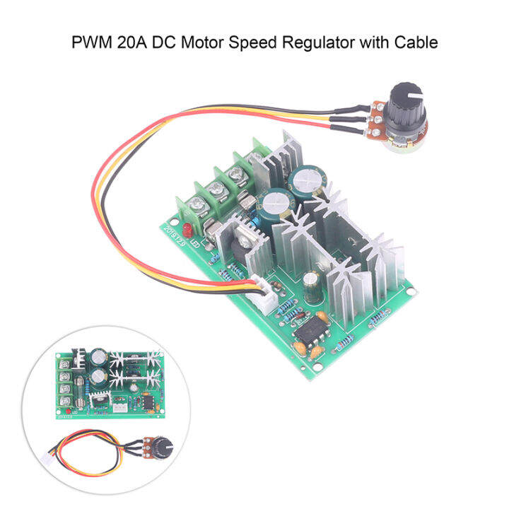 weijuzhun00 DC Motor Speed Regulator 12V 24V 36V 48V High Power Drive ...