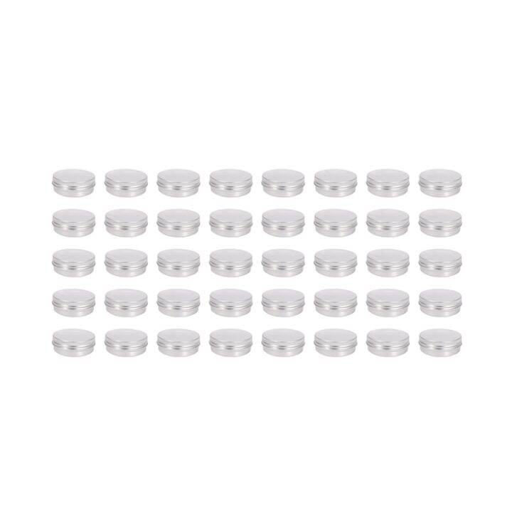 Pack Of 40 Screw Top Round Aluminum Tins Cans - Aluminum Screw Lid ...