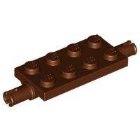 Lego part (ชิ้นส่วนเลโก้) No.30157 Plate Modified 2 x 4 with Pins ...