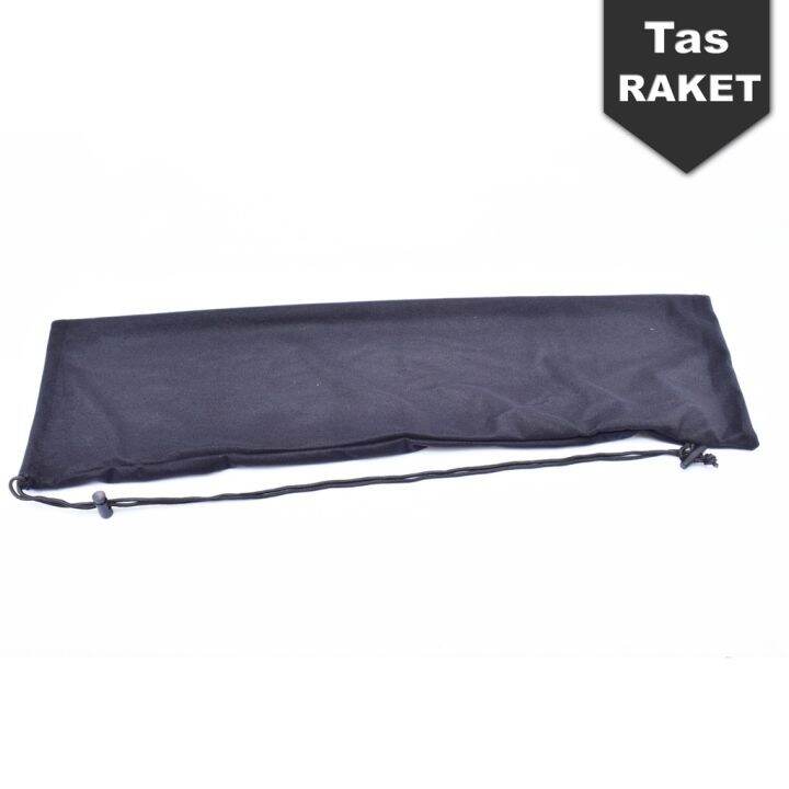 Tas / Sarung Raket Badminton Bulutangkis Kain hitam Polos | Lazada ...