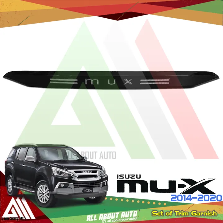 Isuzu MU-X 2014-2020 Rear Trunk Lid Assembly with Led (Black) | Lazada PH