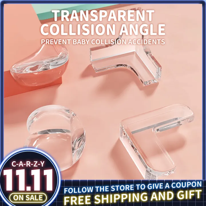 Baby Table Corner Protector Baby Anti-Collision Angle Transparent Table ...