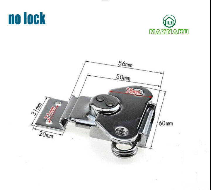 Steel Twist Latch with Keeper and Spring Butterfly Draw Latch for Case ...